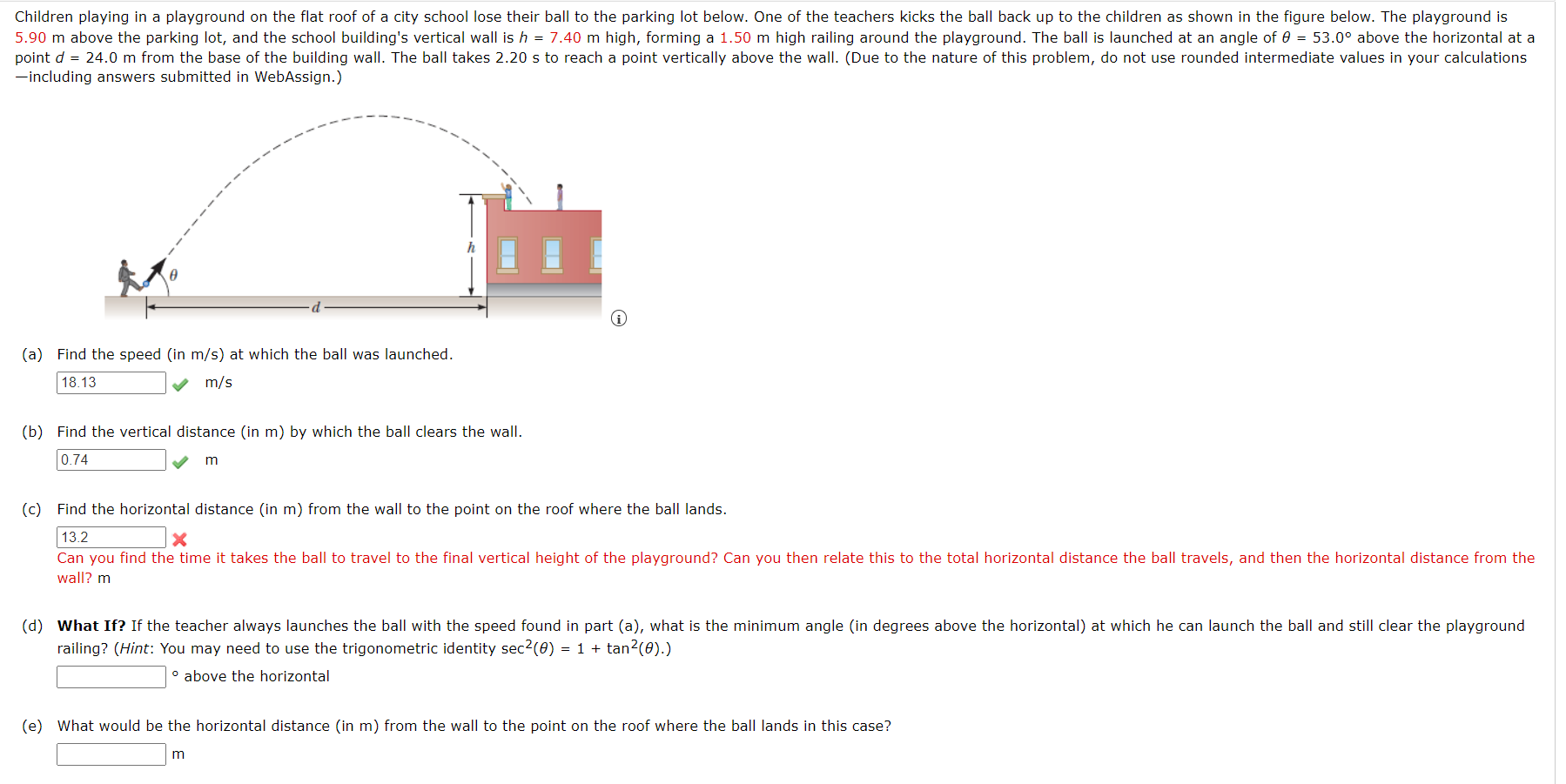 Solved -including answers submitted in WebAssign.) (a) Find | Chegg.com