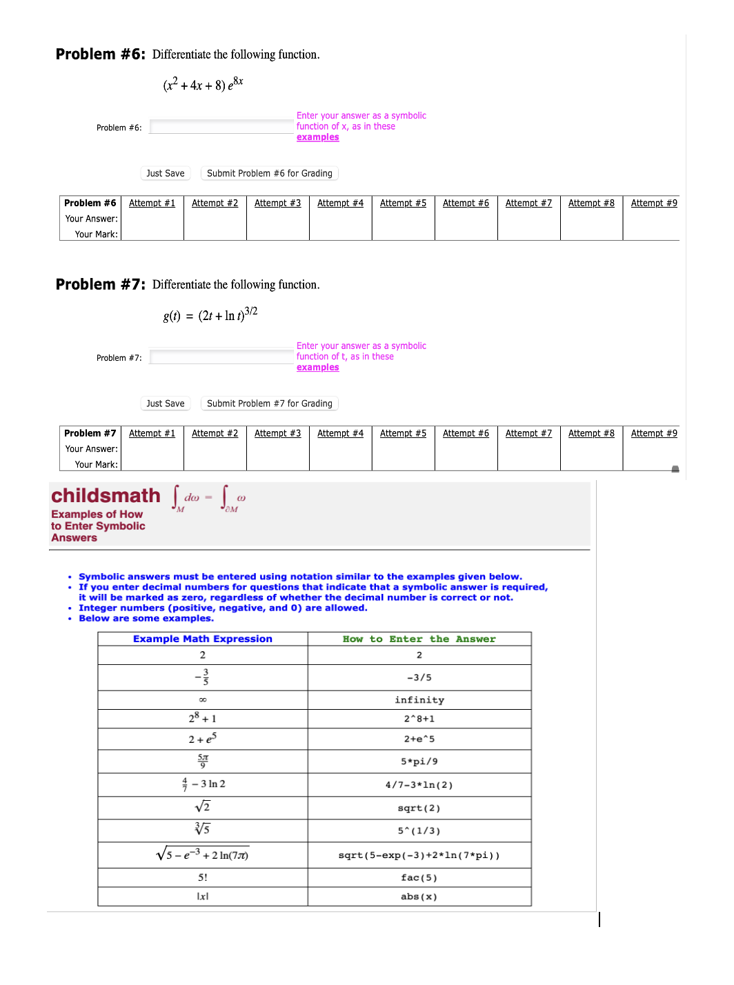 Solved hello can someone help me ﻿with these two calculus | Chegg.com