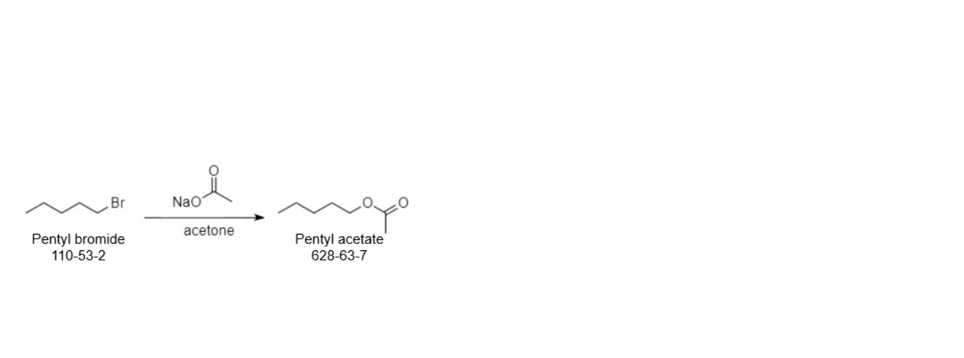 Solved Br Nao acetone Pentyl bromide 110-53-2 Pentyl acetate | Chegg.com