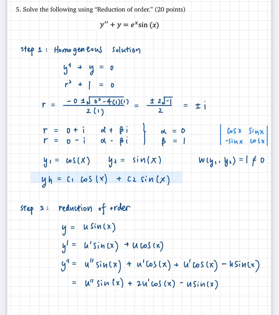 Solved Attached below is an example of the way done in class | Chegg.com