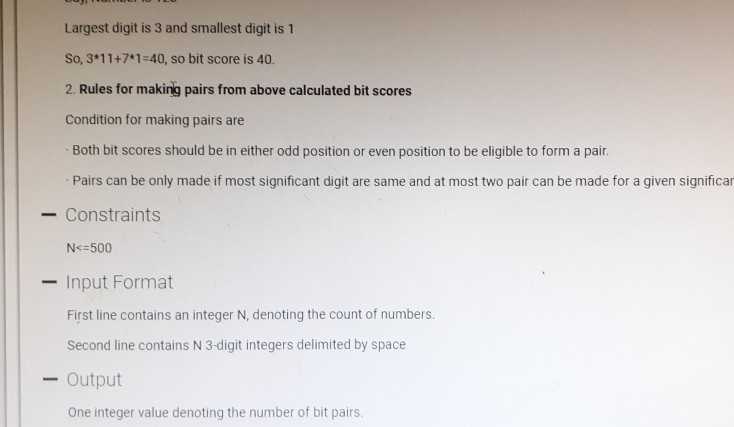 Solved ONLINE EDITOR Digit Pairs - Problem Description Given | Chegg.com