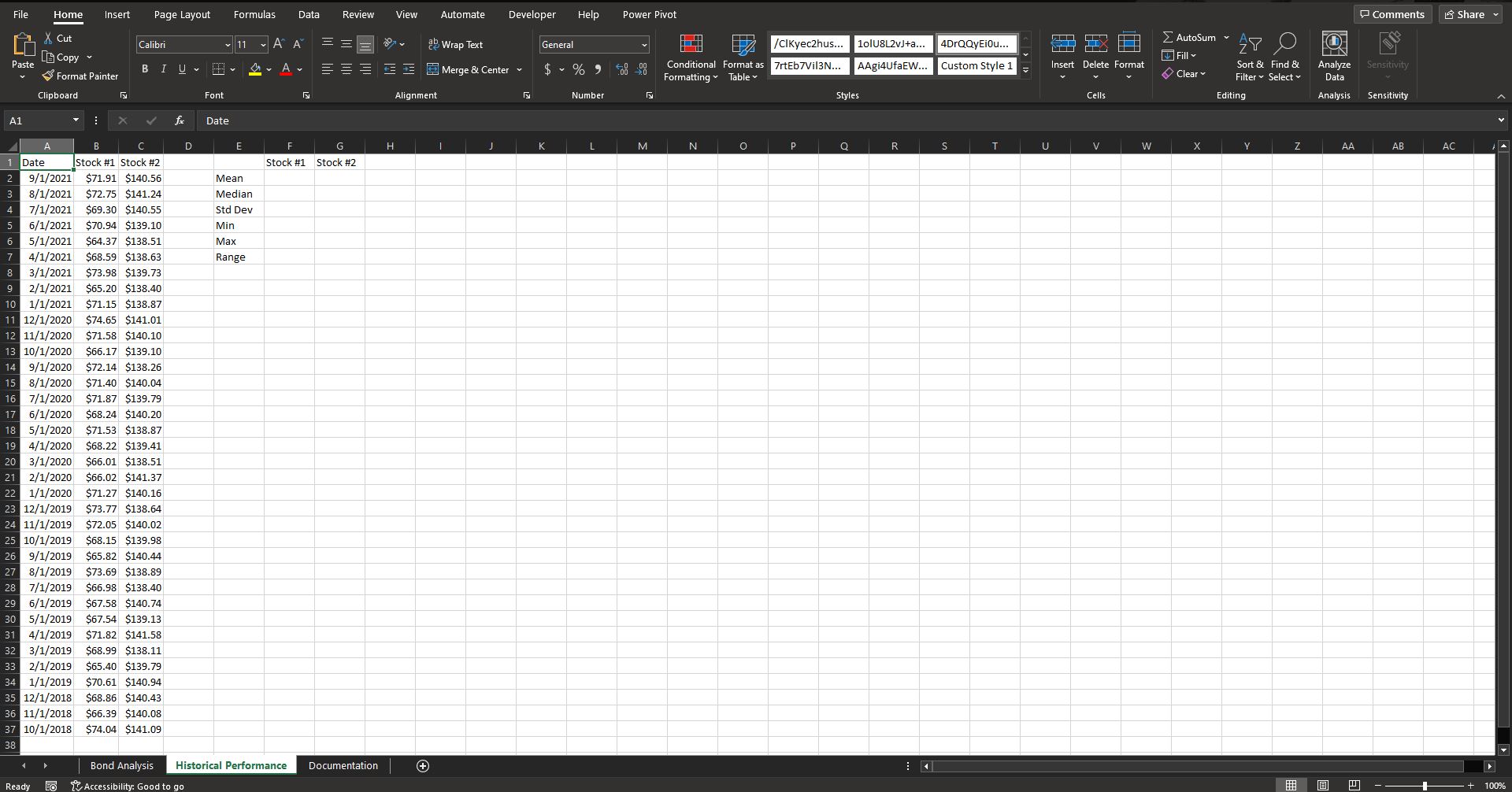 Solved On the Dashboard worksheet, you will find a simple | Chegg.com