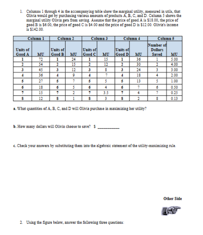Solved 1. Columns 1 through 4 in the accompanying table ghow | Chegg.com Solved 1. Columns 1 through 4 in the accompanying table ghow | Chegg.com