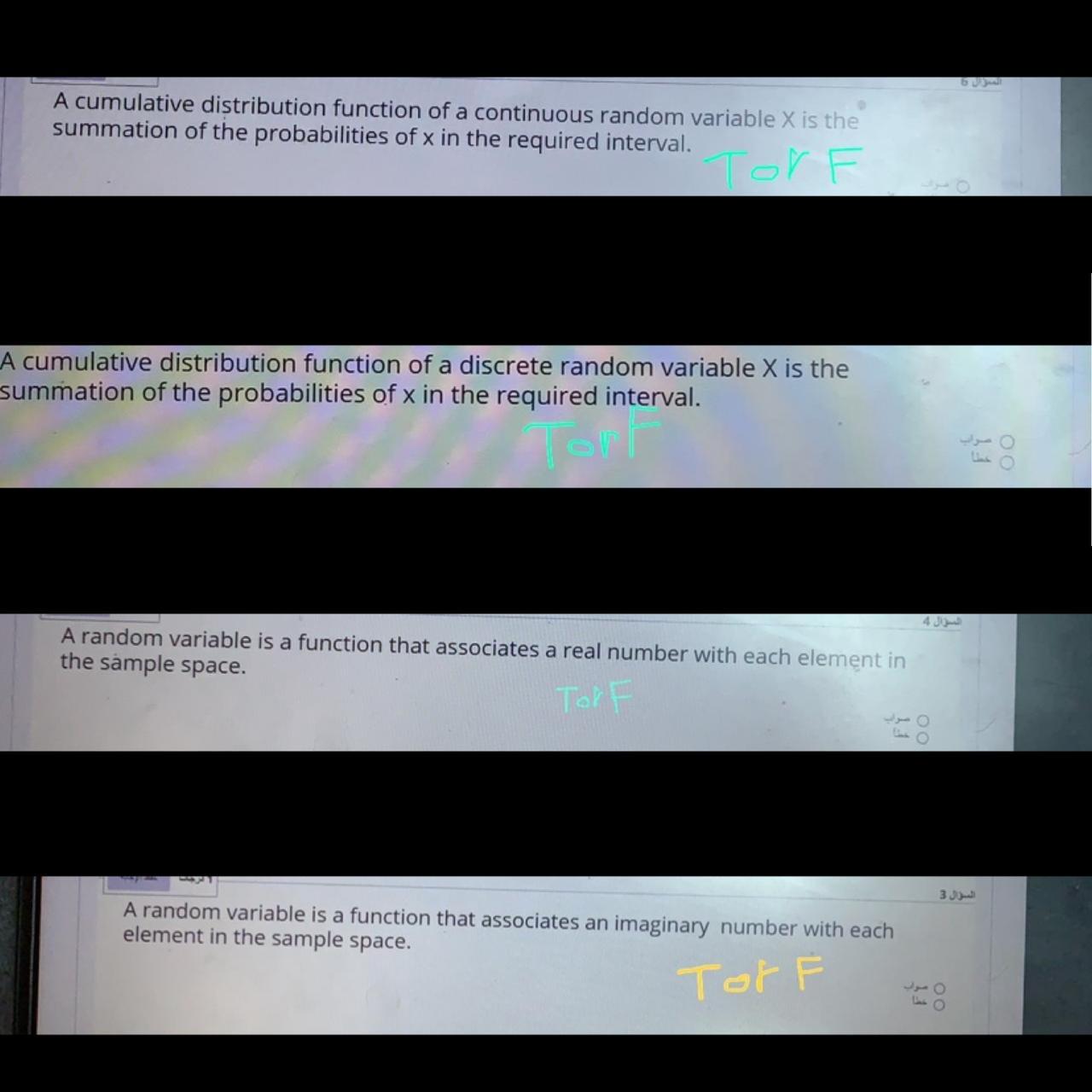 Solved A cumulative distribution function of a continuous | Chegg.com