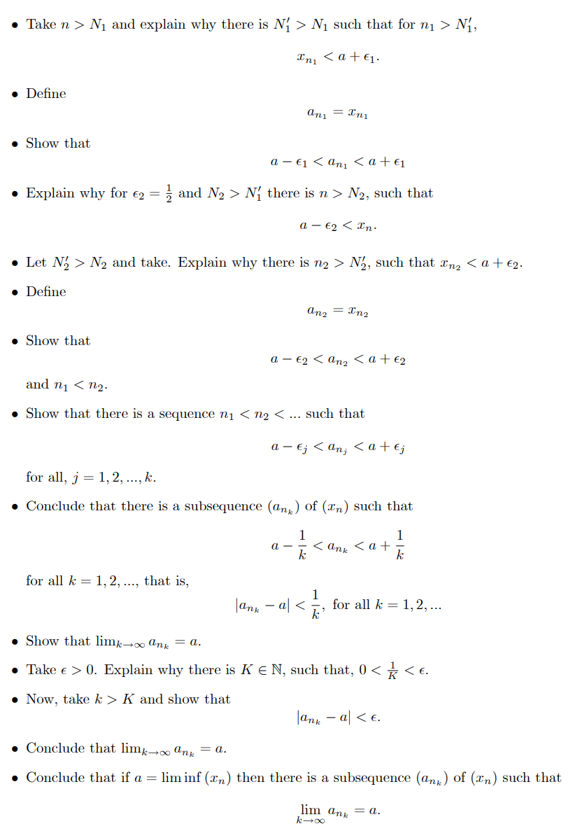 Solved 3a. (10 pts) Let (2n) be a bounded sequence of real | Chegg.com