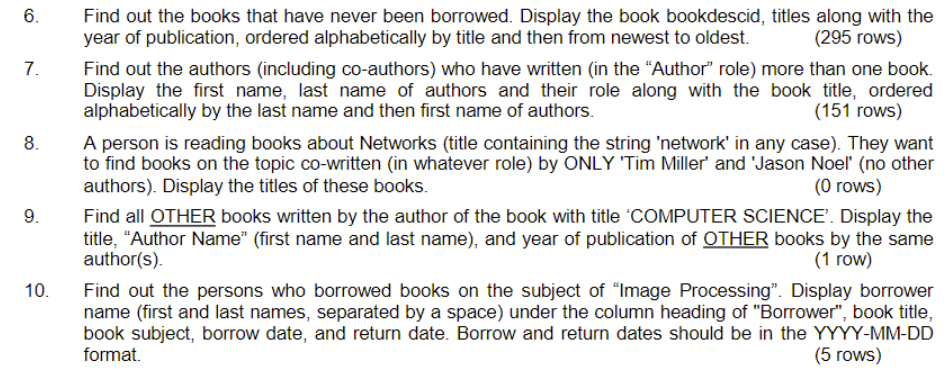 Solved The primary keys are underlined. The foreign keys are | Chegg.com