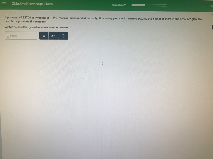 Solved Objective Knowledge Check Question 11 A principal of | Chegg.com