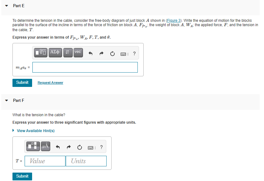 Solved Learning Goal: To apply the equations of motion in a | Chegg.com