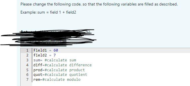 Please change the following code, so that the | Chegg.com