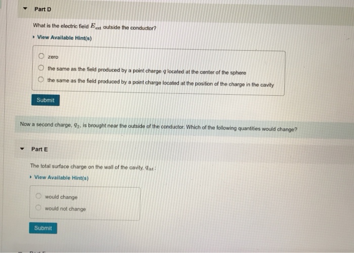 Solved Part A What is the total surface charge int on the | Chegg.com