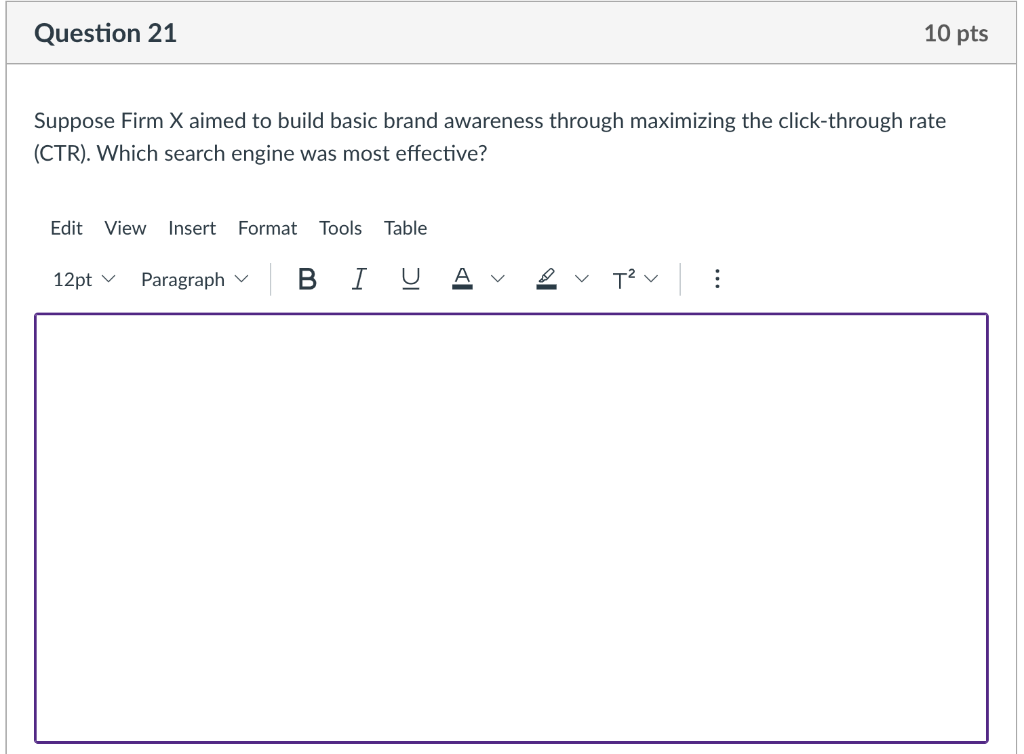 Solved [21-22] Below are the metrics to measure the | Chegg.com