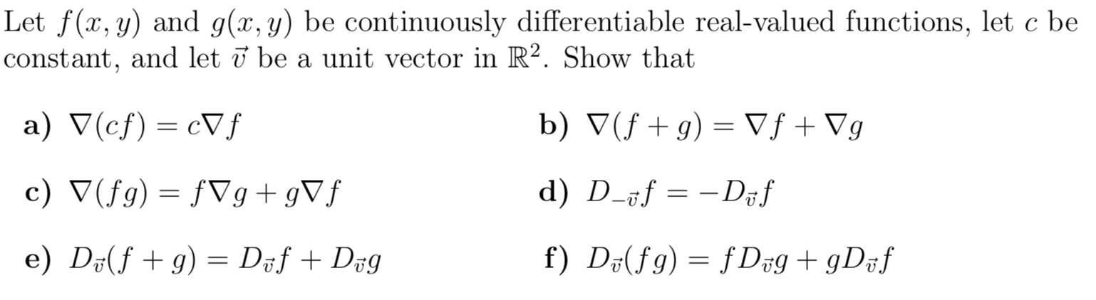 Solved Let f(x, y) and g(x,y) be continuously differentiable | Chegg.com