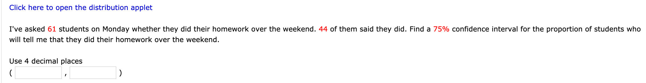 Solved Click here to open the distribution applet I've asked | Chegg.com