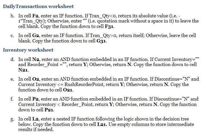32 DailyTransactions Inventory22 DailyIransactions | Chegg.com
