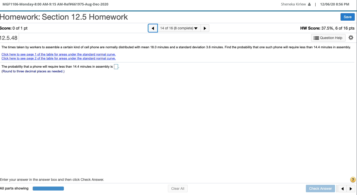 Solved MGF1106-Monday-8:00 AM-9:15 | Chegg.com