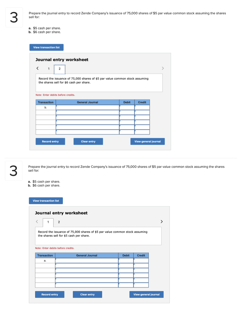Solved Prepare the journal entry to record Zende Company's | Chegg.com