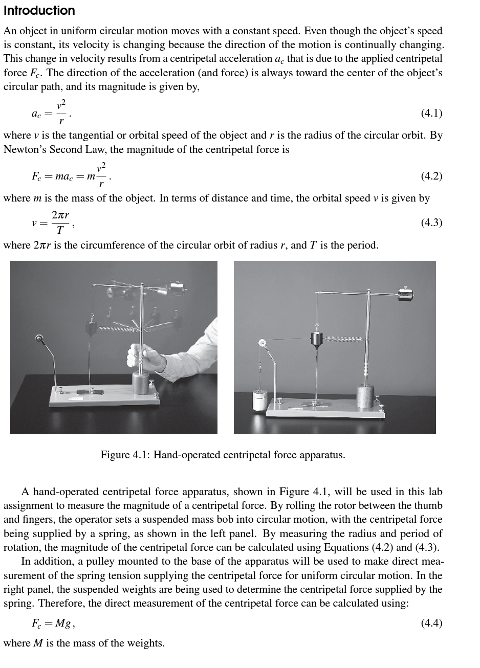 Introduction An object in uniform circular motion | Chegg.com