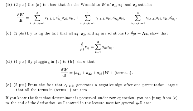 Solved Exercise 12. [Optional, 15 pts] Jacobi's formula for | Chegg.com