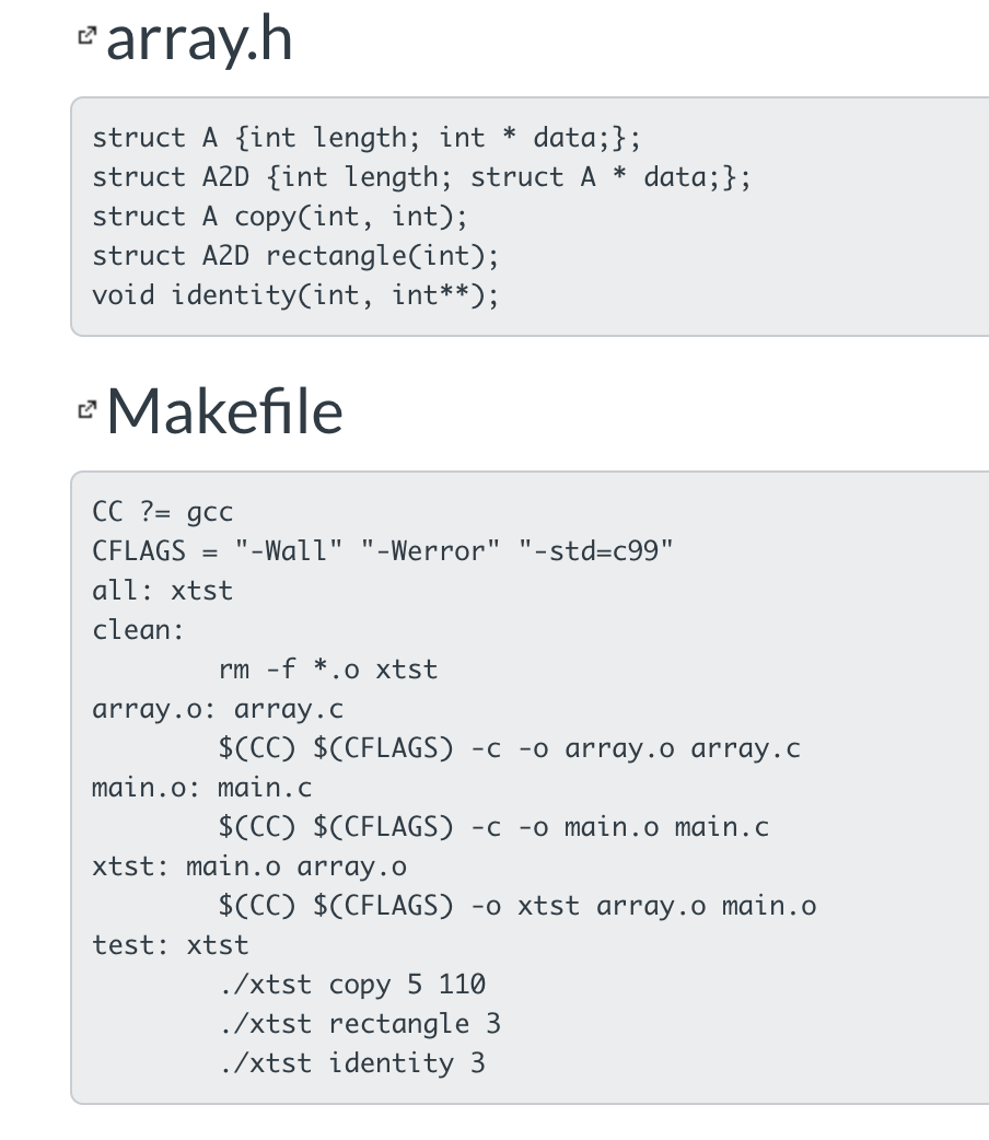 Solved Implement the following functions: struct A copy(int | Chegg.com