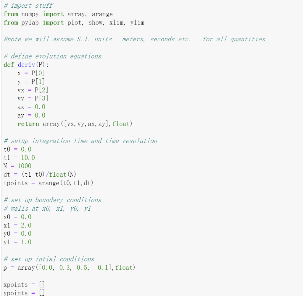 Solved Consider a ball bouncing around a 2D rectangular box, | Chegg.com