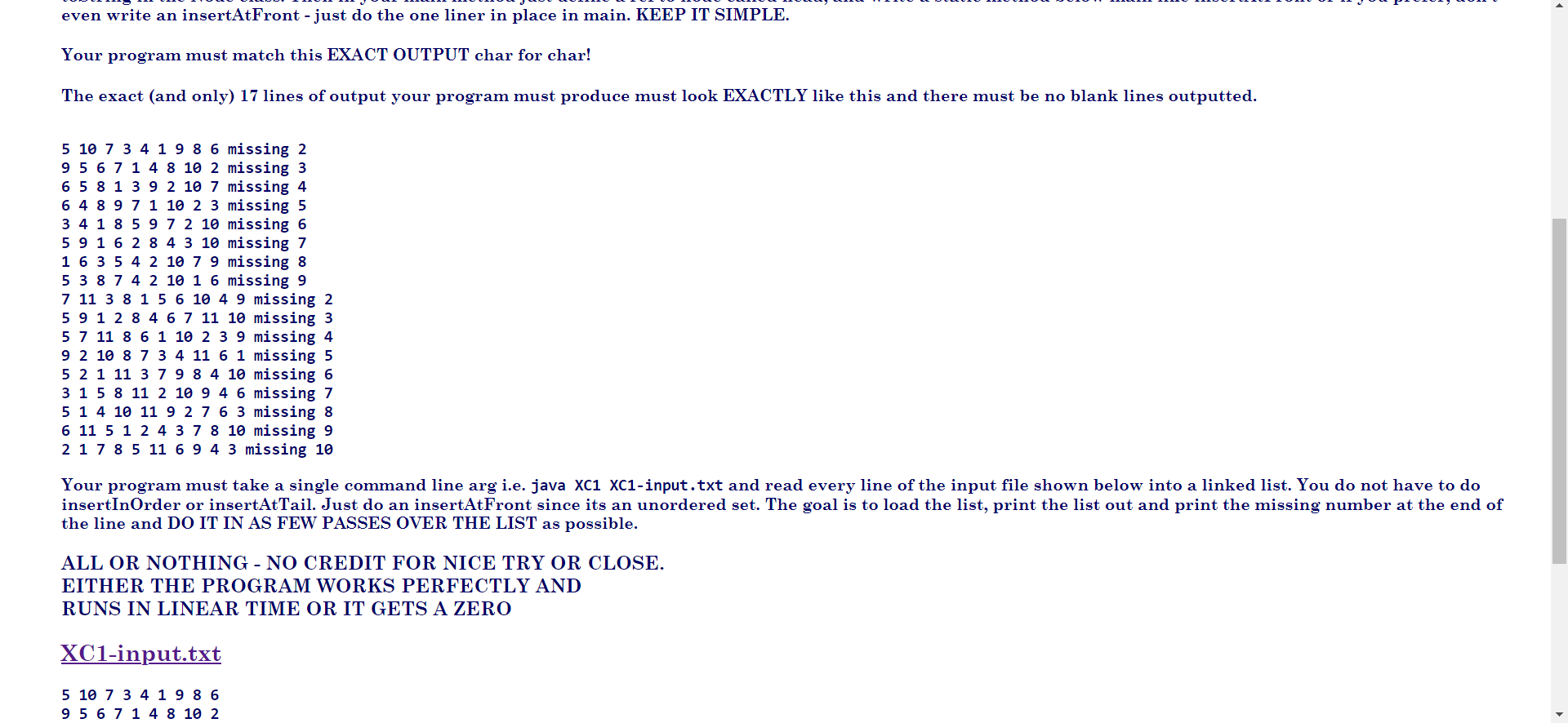 structures. Just simple looping over a 1-way linked | Chegg.com