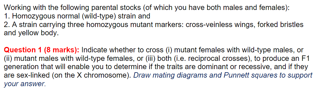 I mostly need help drawing the mating diagrams and | Chegg.com