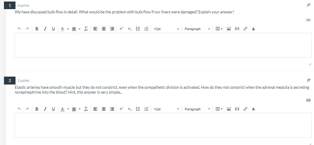 Solved 1 8 points We have discussed bulk flow in detail. | Chegg.com