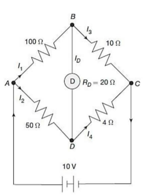 Solved Four arms of a Wheatstone bridge are as follows: AB = | Chegg.com