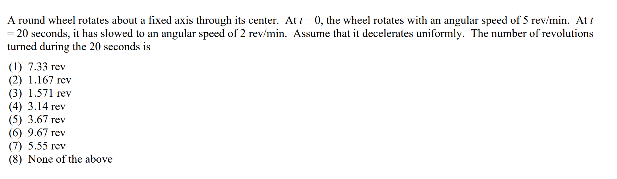 Solved A round wheel rotates about a fixed axis through its | Chegg.com