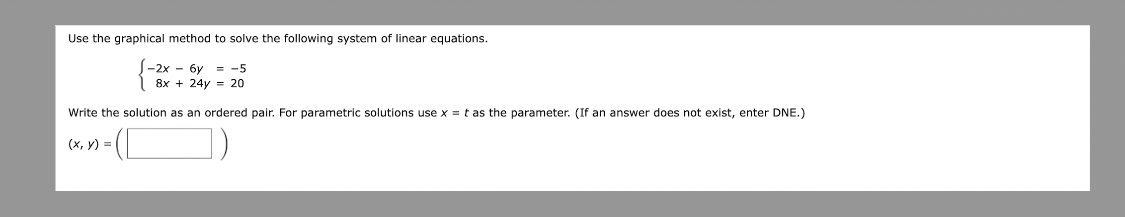 Solved Use the graphical method to solve the following | Chegg.com