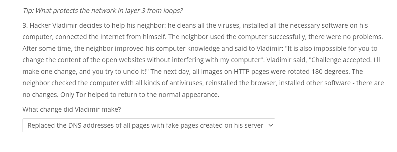 Solved 1. The user does not want to use DHCP because he | Chegg.com