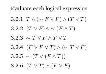 Solved Evaluate each logical expression | Chegg.com