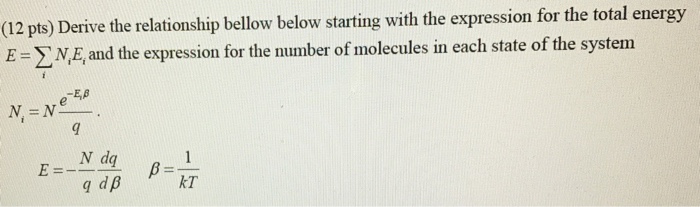 Solved (12 pts) Derive the relationship bellow below | Chegg.com
