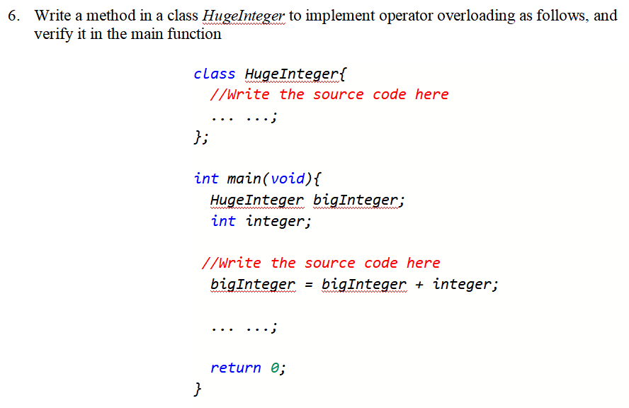 Solved Please use C++ to finish the question, thanks! Will | Chegg.com