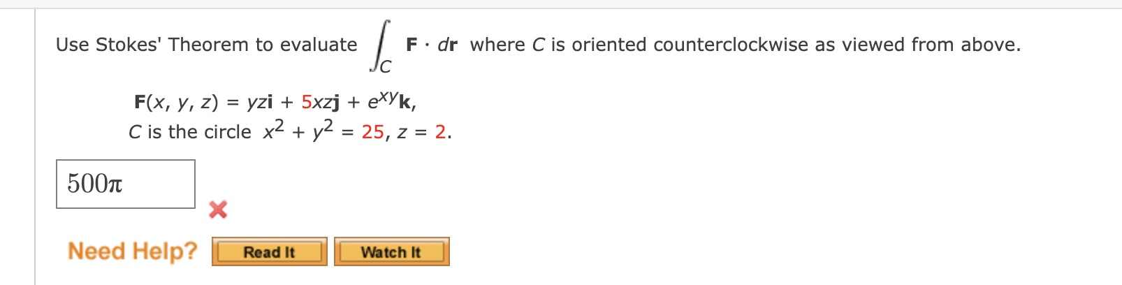 Solved Use Stokes' Theorem to evaluate ∫CF⋅dr where C is | Chegg.com