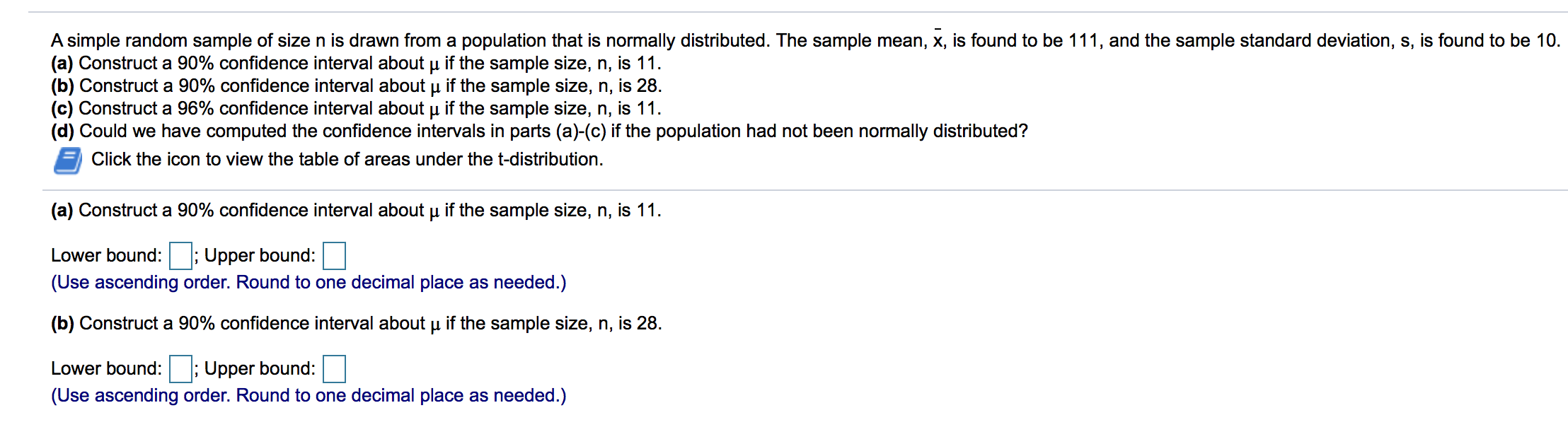 Solved A simple random sample of size n is drawn from a | Chegg.com
