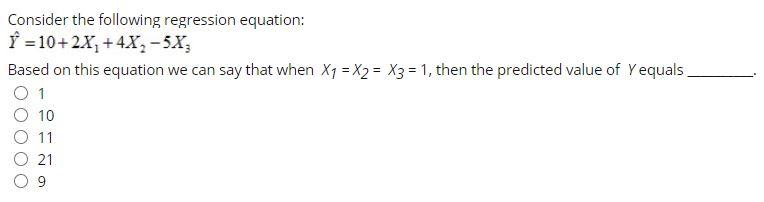 Solved In a multiple regression model the predictors are X7 | Chegg.com