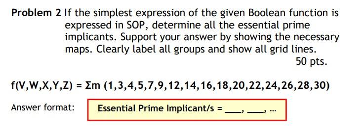 Solved If the simplest expression of the given Boolean | Chegg.com