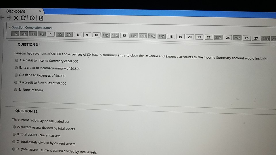 Solved Blackboard * → XCO * Question Completion Status: | Chegg.com