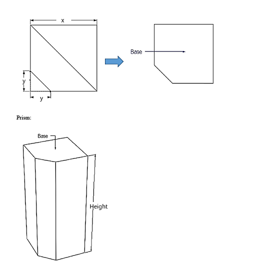Solved by an EXPERT The building depicted below is ﻿a pentagonal right ...
