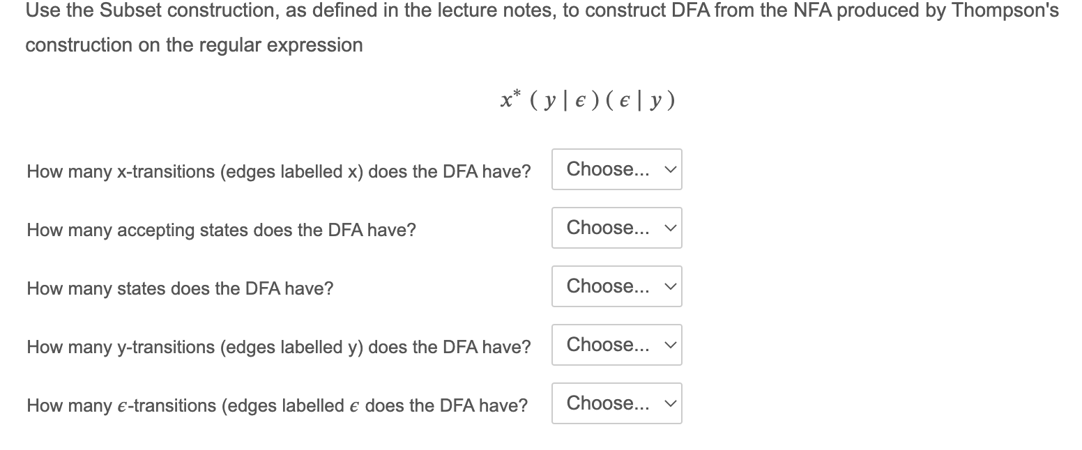 Solved Use the Subset construction, as defined in the | Chegg.com