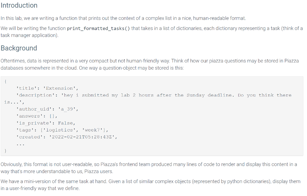 Solved Introduction In this lab, we are writing a function | Chegg.com