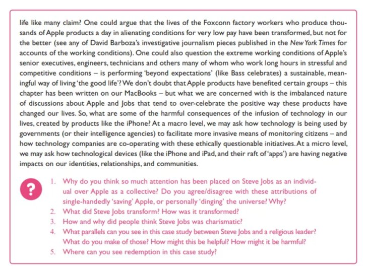 Solved Steve Jobs is an example of a leader who is often | Chegg.com