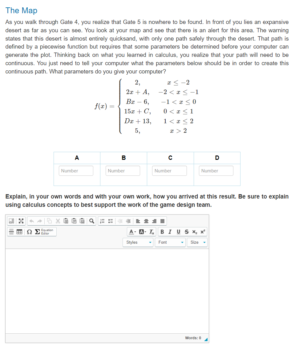 Solved The Map As you walk through Gate 4, you realize that | Chegg.com