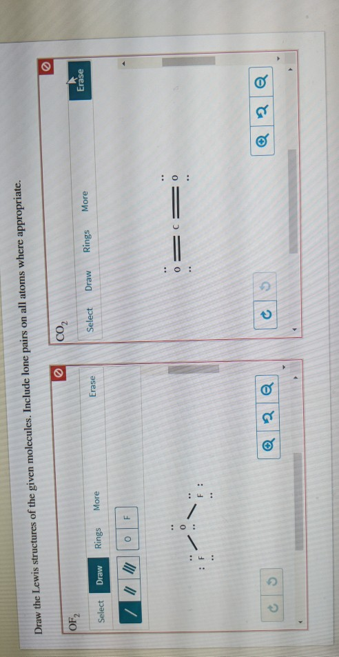 Solved Draw the Lewis structures of the given molecules. | Chegg.com