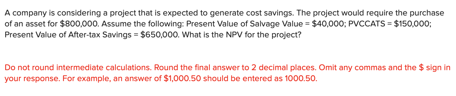 Solved A company is considering a project that is expected | Chegg.com
