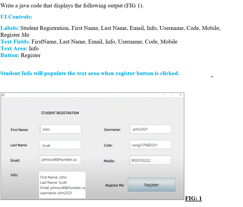 Solved Write a java code that displays the following output | Chegg.com