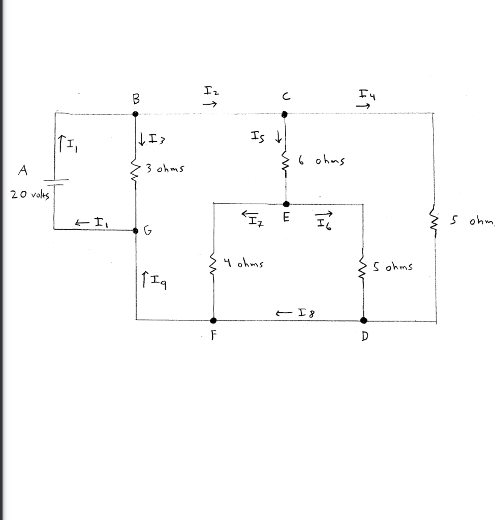 Solved 1. Use MATLAB to calculate the currents in the | Chegg.com Solved 1. Use MATLAB to calculate the currents in the | Chegg.com