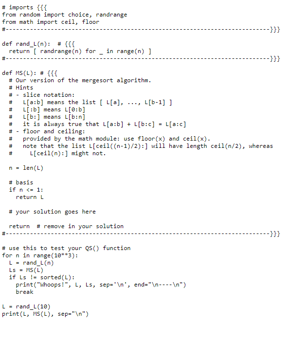 Solved 3. Recall our discussion of the mergesort algorithm | Chegg.com