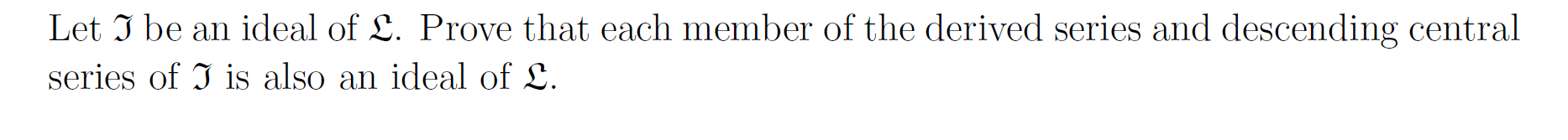 Solved Let \\( \\mathfrak{I} \\) be an ideal of \\( | Chegg.com